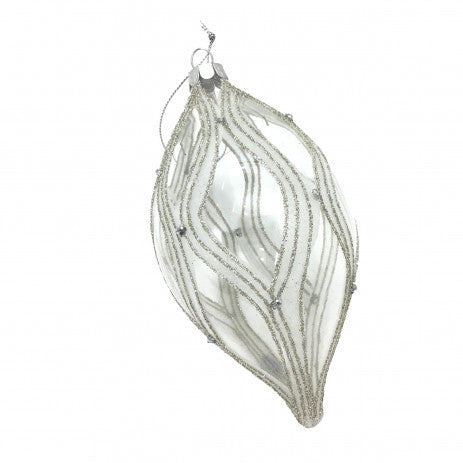 CLEAR HARLEQUIN LONG DROP HANGING - JQAM362 – Two Turtle Doves Australia